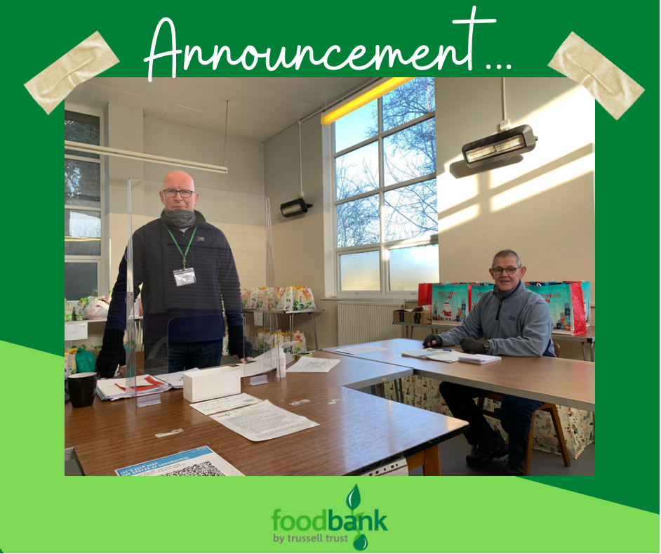Announcement | Corby Foodbank
